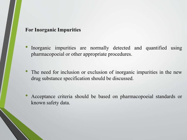 Q3A(R2) IMPURITIES IN NEW DRUG SUBSTANCES | PPTX