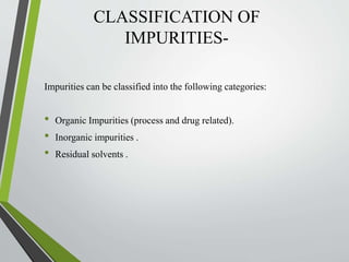 Q3A(R2) IMPURITIES IN NEW DRUG SUBSTANCES | PPTX
