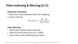 Reverse Video Search on Large-scale Media Collections | PPT