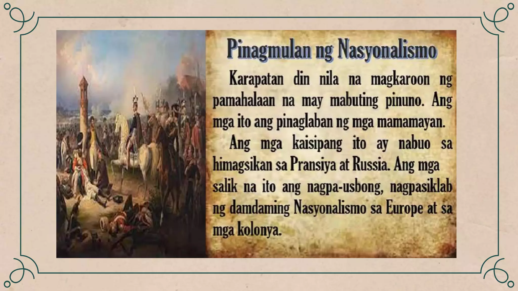 Q3 AP 8 - Pag-usbong ng Nasyonalismo sa Europa at Iba't-ibang Bahagi ng Daigdig.pptx