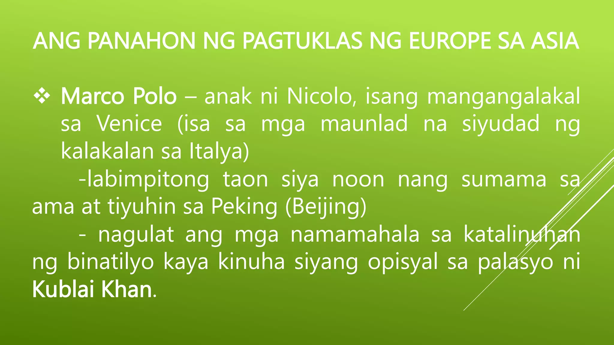 Q3 ARALIN 1 - ANG PANAHON NG PAGTUKLAS NG EUROPE.pptx
