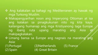 Q3 ARALIN 1 - ANG PANAHON NG PAGTUKLAS NG EUROPE.pptx