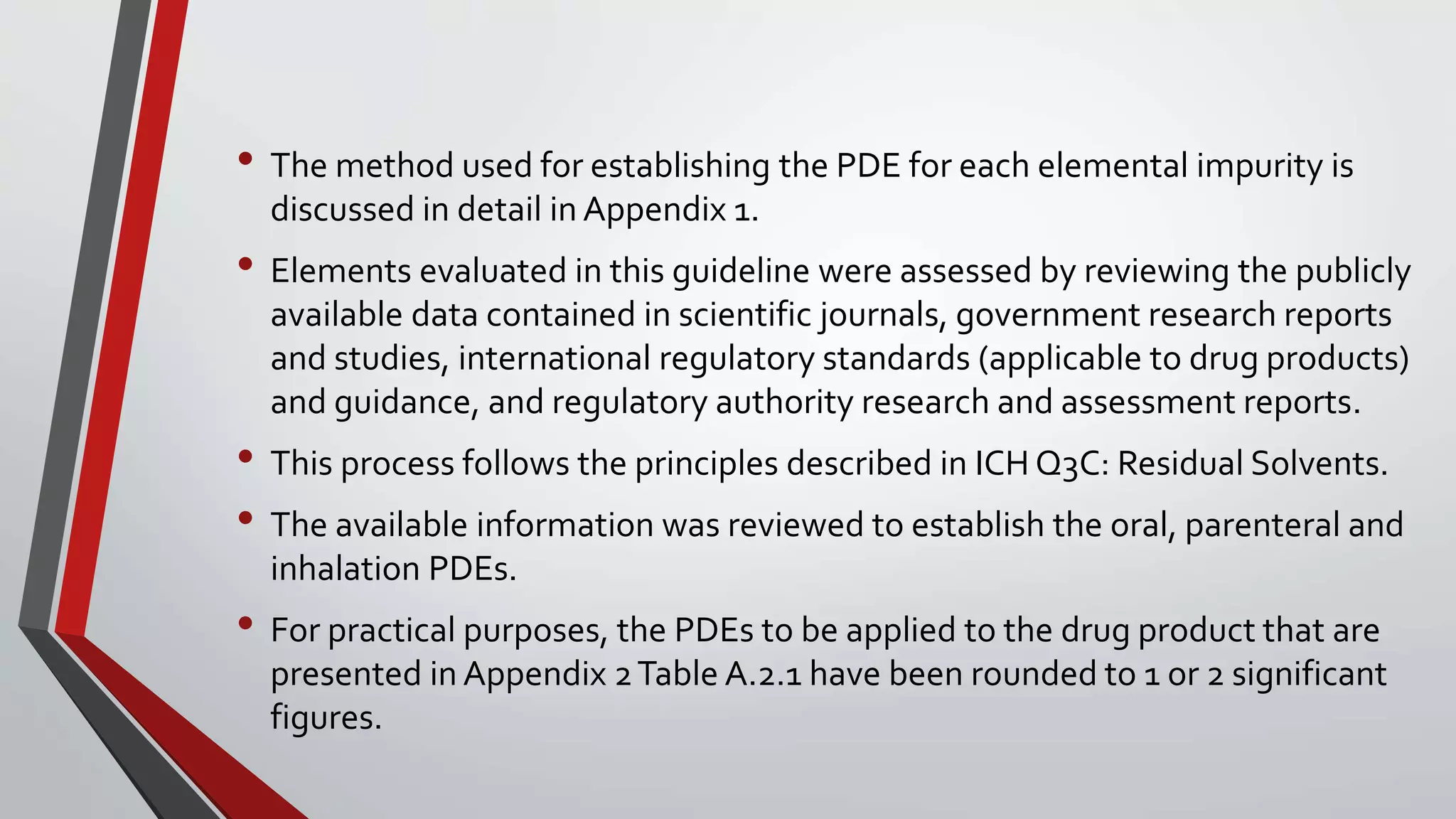 Q3D Guideline For Elemental Impurities | PPTX