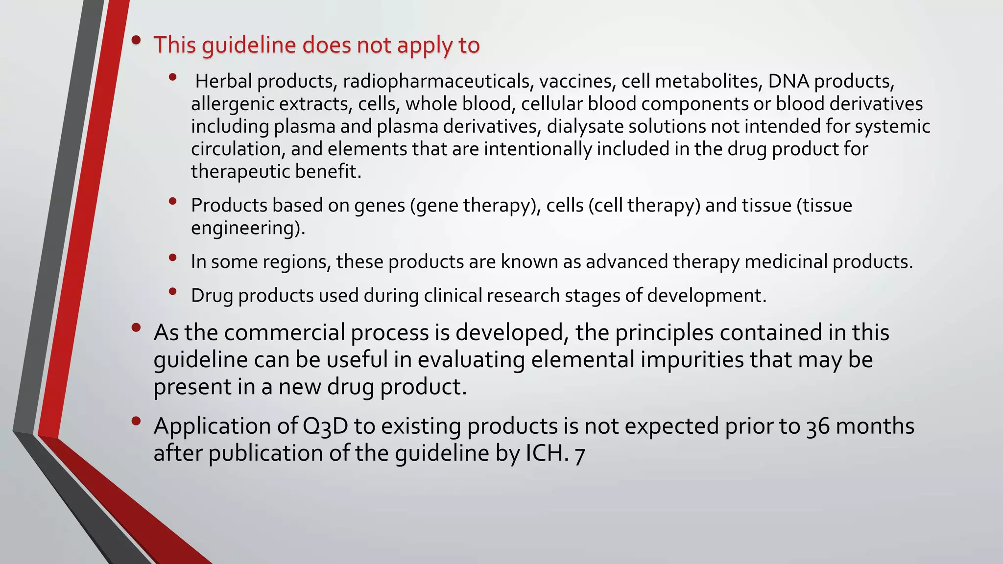 Q3D Guideline For Elemental Impurities | PPTX