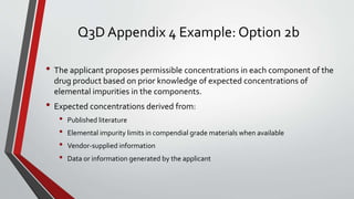 Q3D Guideline For Elemental Impurities | PPTX