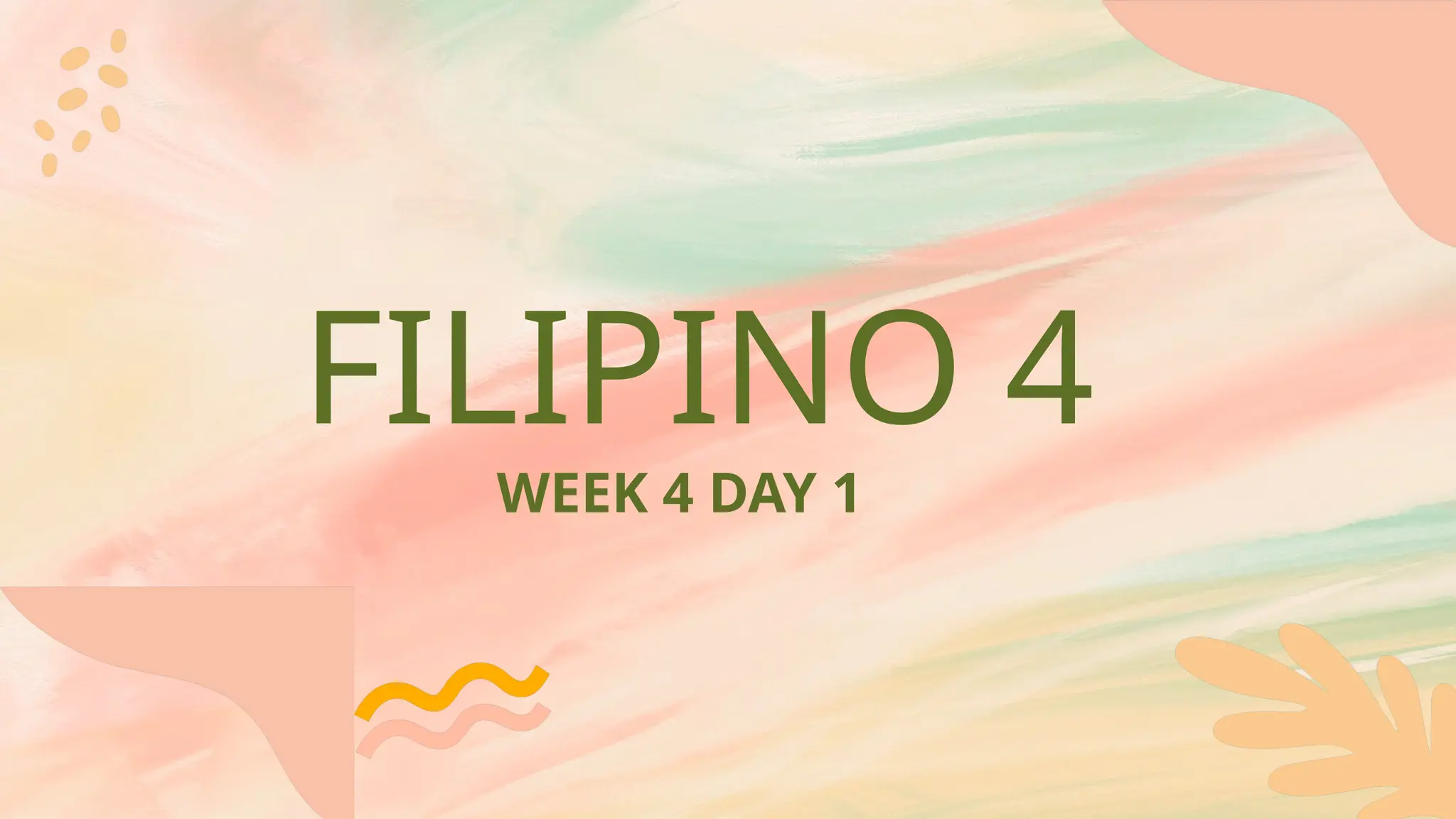 Q3 FILIPINO 4 WEEK 4 DAY 1 power point presentation | PPTX