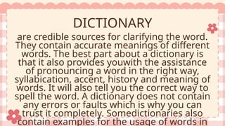 Q3 Grade 6 - DICTIONARY AND THESAURUS.pptx