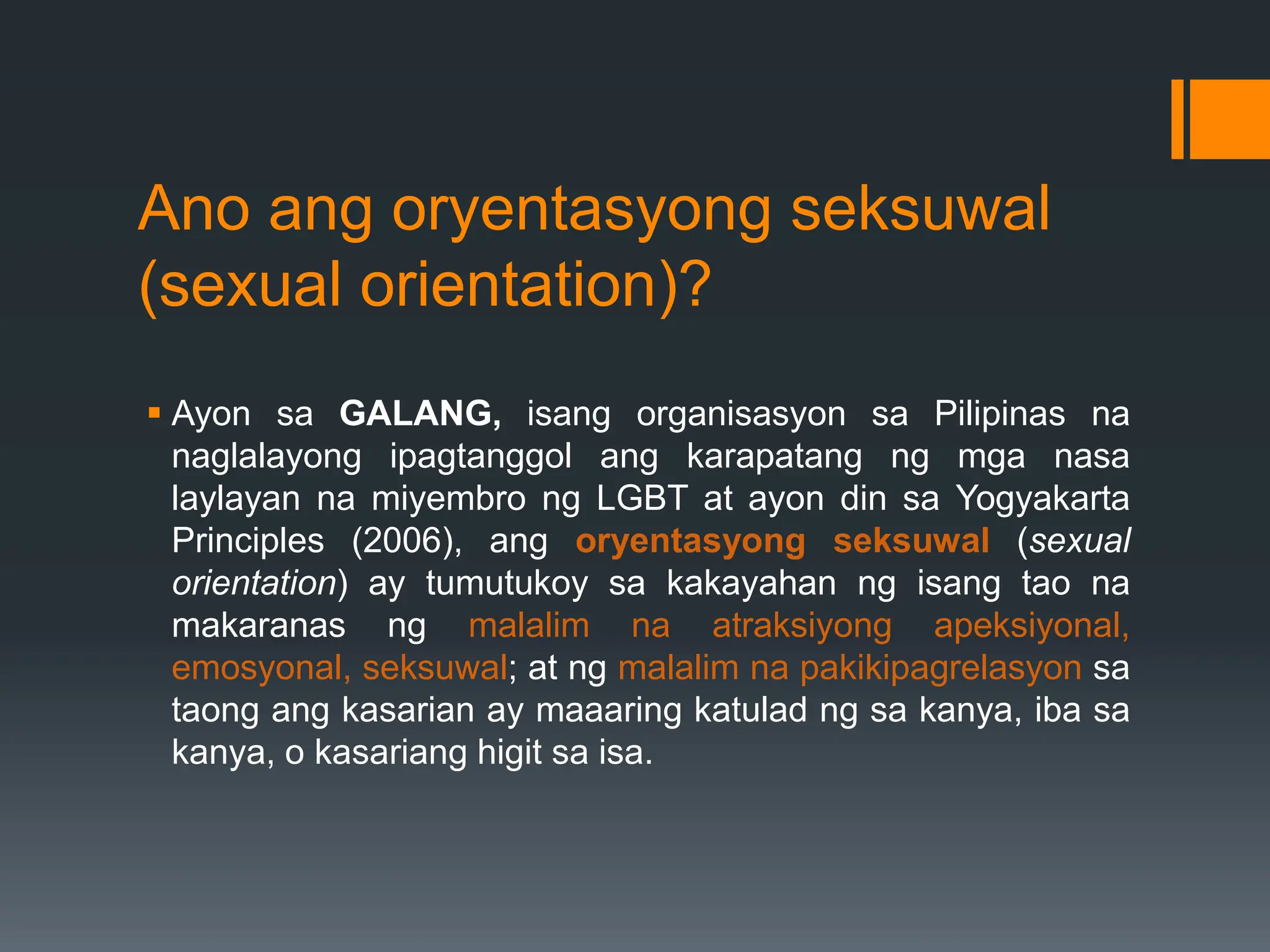 Ikatlong Markahan, Aralin 1: Kasarian at Gender AP 10.pptx