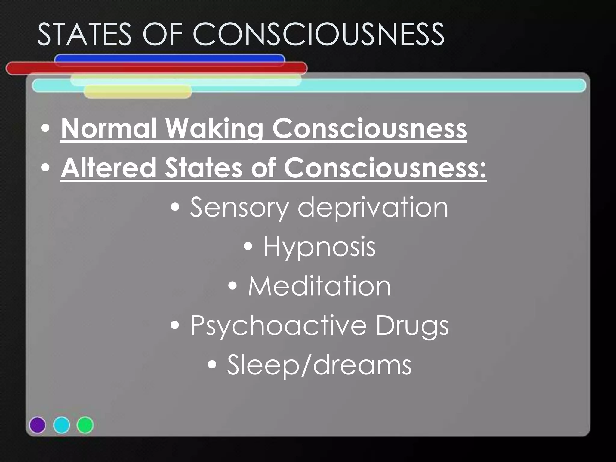 Q3L08 - States of consciousness | PPT