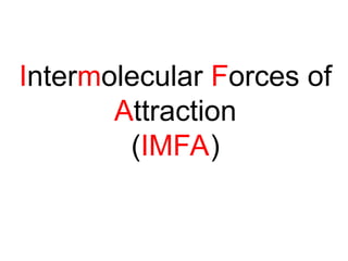 Intermolecular forces and intramolecular forces | PPT