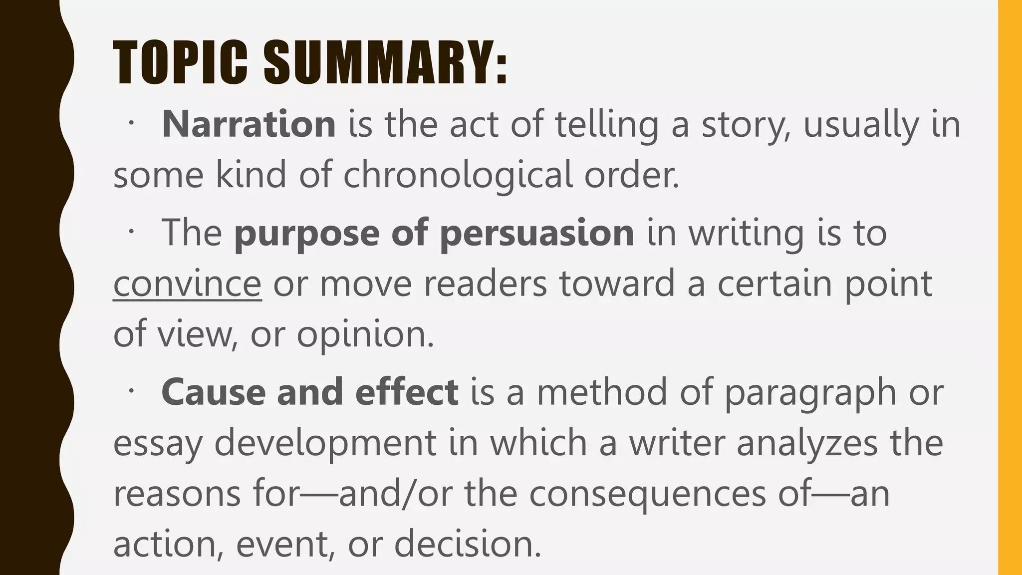 Patterns of Development In Writing Across Disciplines.pptx