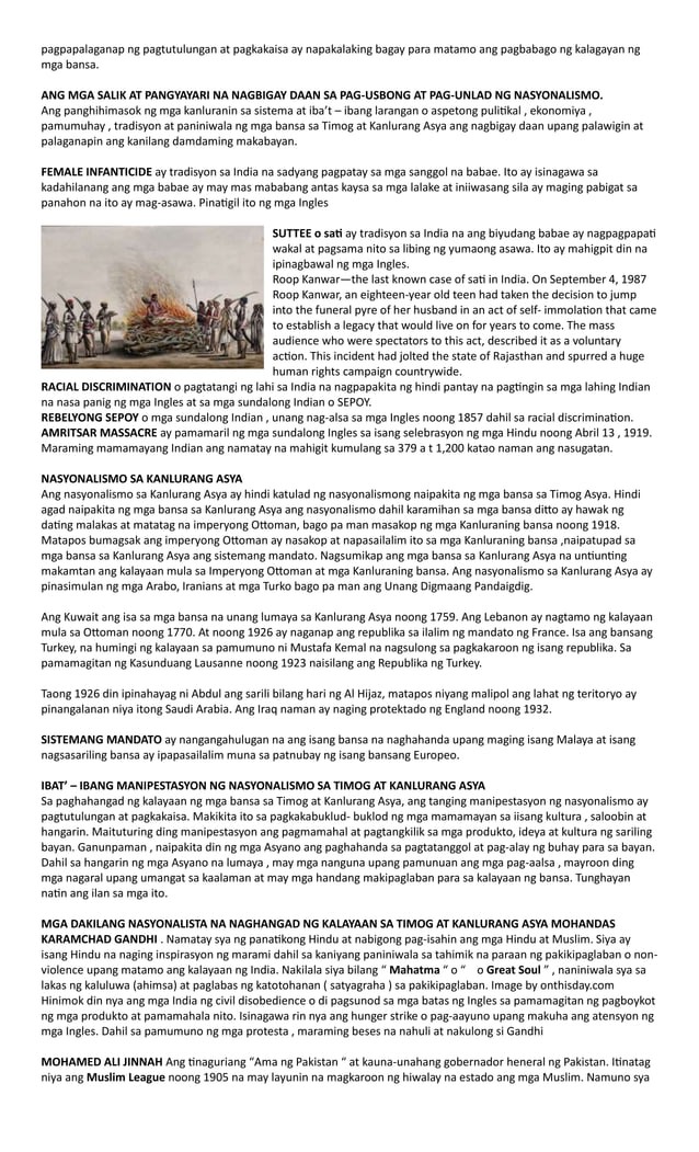 Q3 LAS3 PAG- USBONG NG NASYONALISMO AT PAGLAYA NG MGA BANSA SA TIMOG AT ...