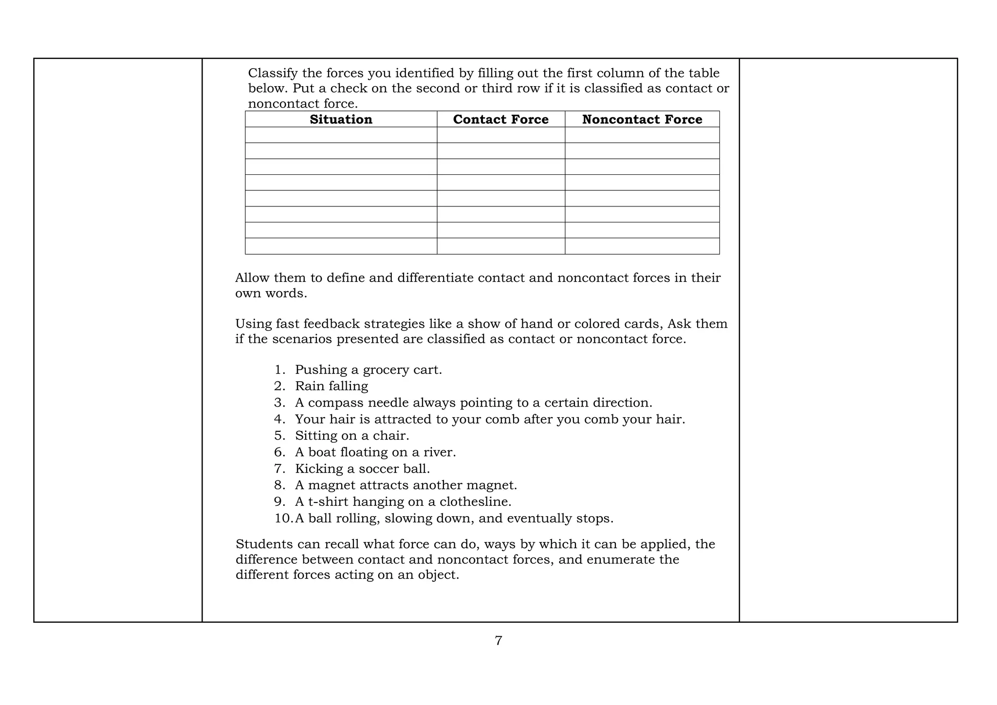 Q3_LE_Science 7_Lesson 1_Week 1.pdf grade 7 | PDF