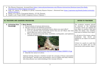 Q3_LE_Science 7_Lesson 1_Week 1.pdf grade 7 | PDF | Physics | Science