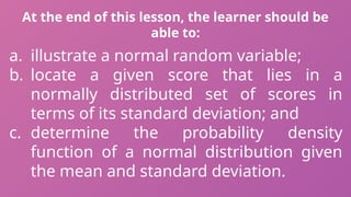 Q3 Lesson 8, The Normal Random Variable.pptx