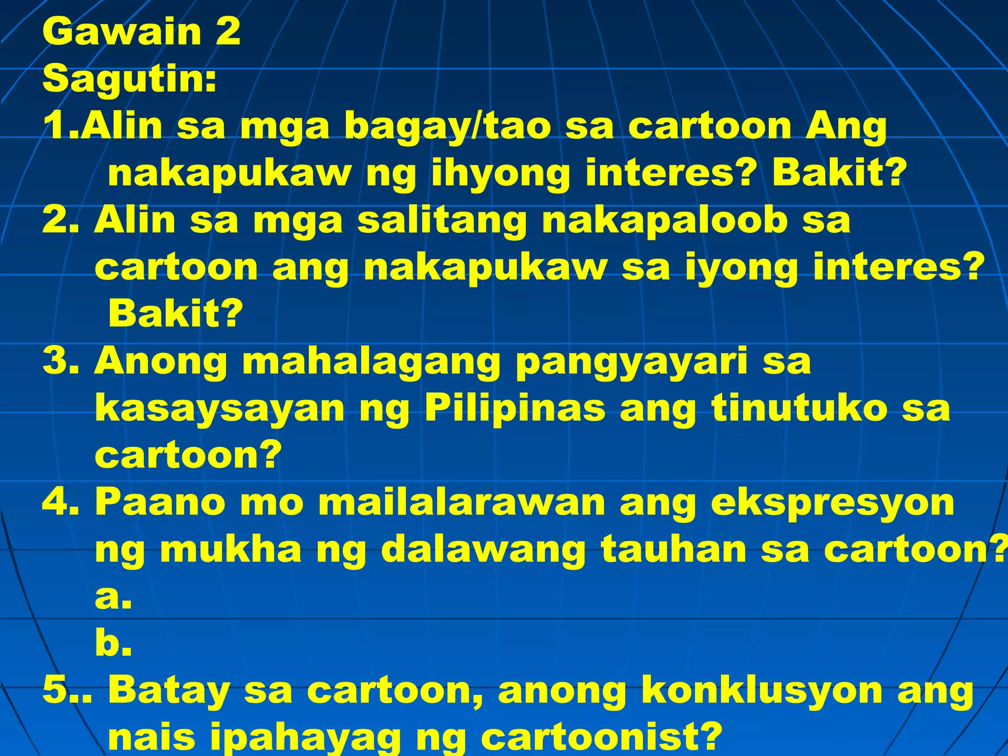 Q3 m1 l3 cartoon ng benevolent assimilation | PPT