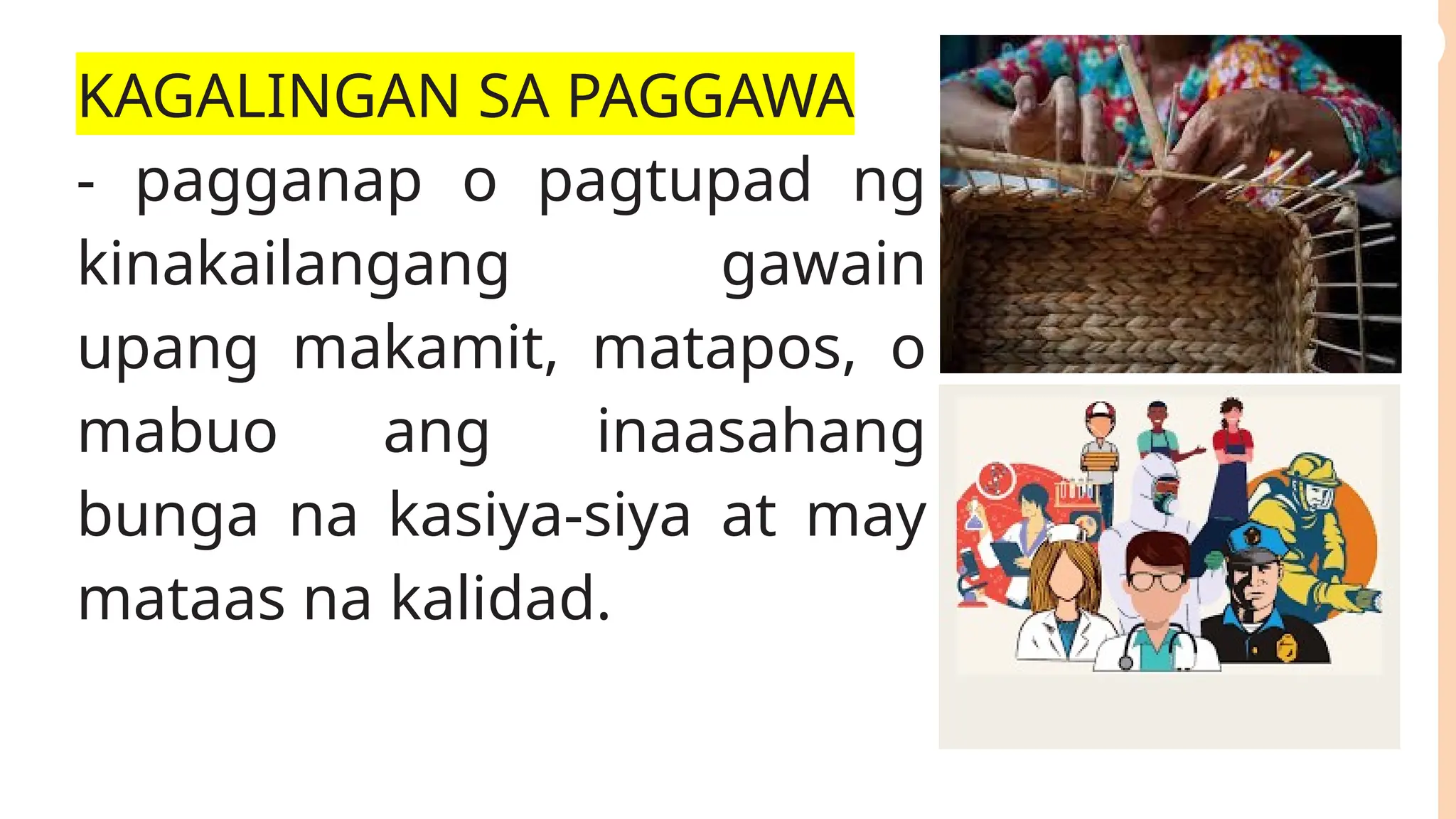 Edukasyon sa Pagpapakatao 9 Q3 M2 Kagalingan sa Paggawa | PPTX