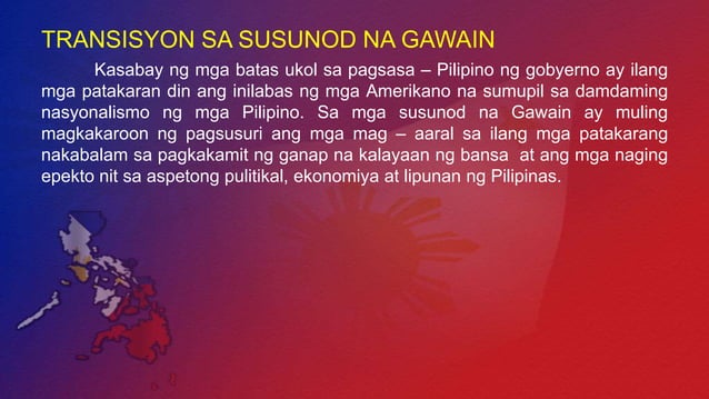 Q3, m2 pilipinisasyon ng gobyerno at pagsupil ng nasyonalismong ...