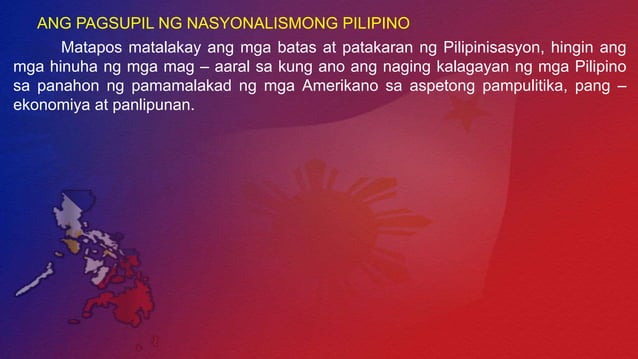 Q3, m2 pilipinisasyon ng gobyerno at pagsupil ng nasyonalismong ...
