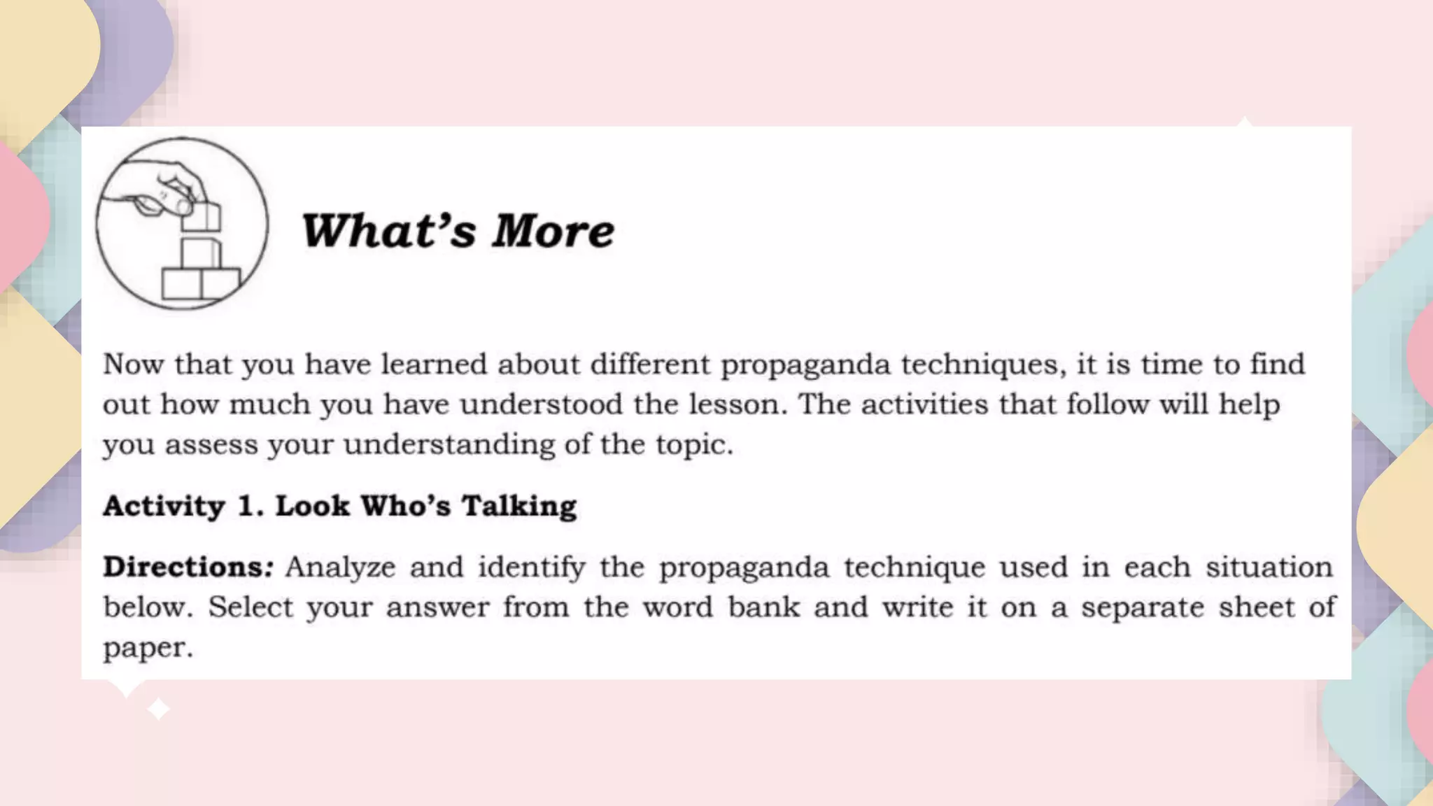 Q3M2-USING PROPAGANDA TECHNIQUES.pptx | Advertising Industry | Industries