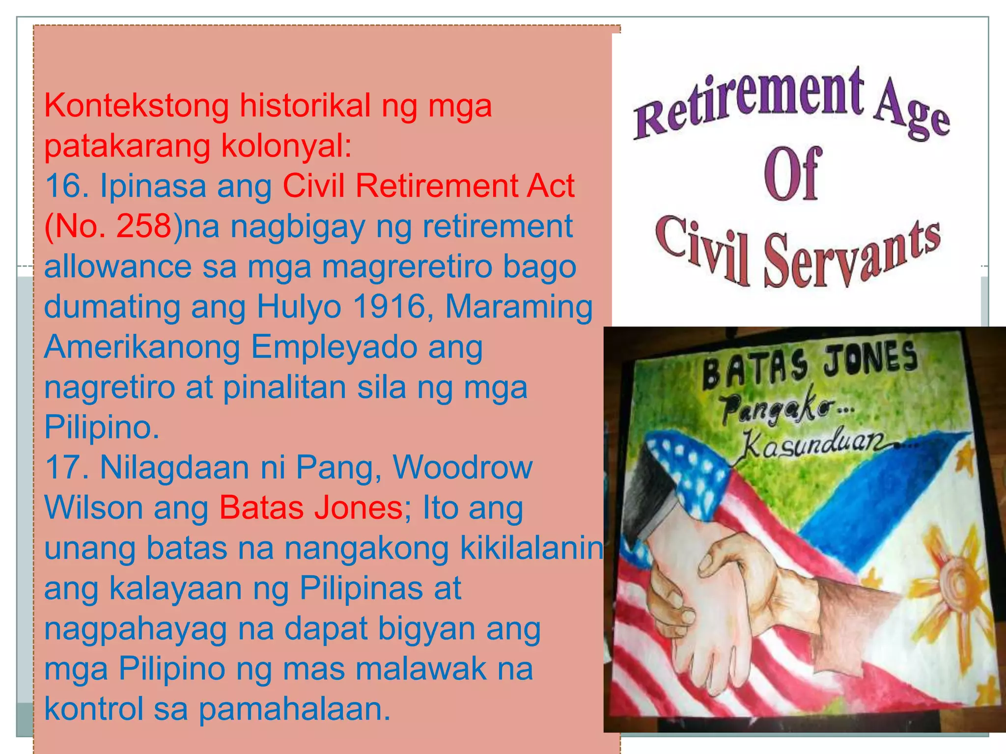 Q3 m2l1 timeline ng mga patakarang kolonyal | PPTX