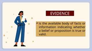 THIRD QUARTER - EVIDENCE AND ITS DIFFERENT TYPES | PPTX