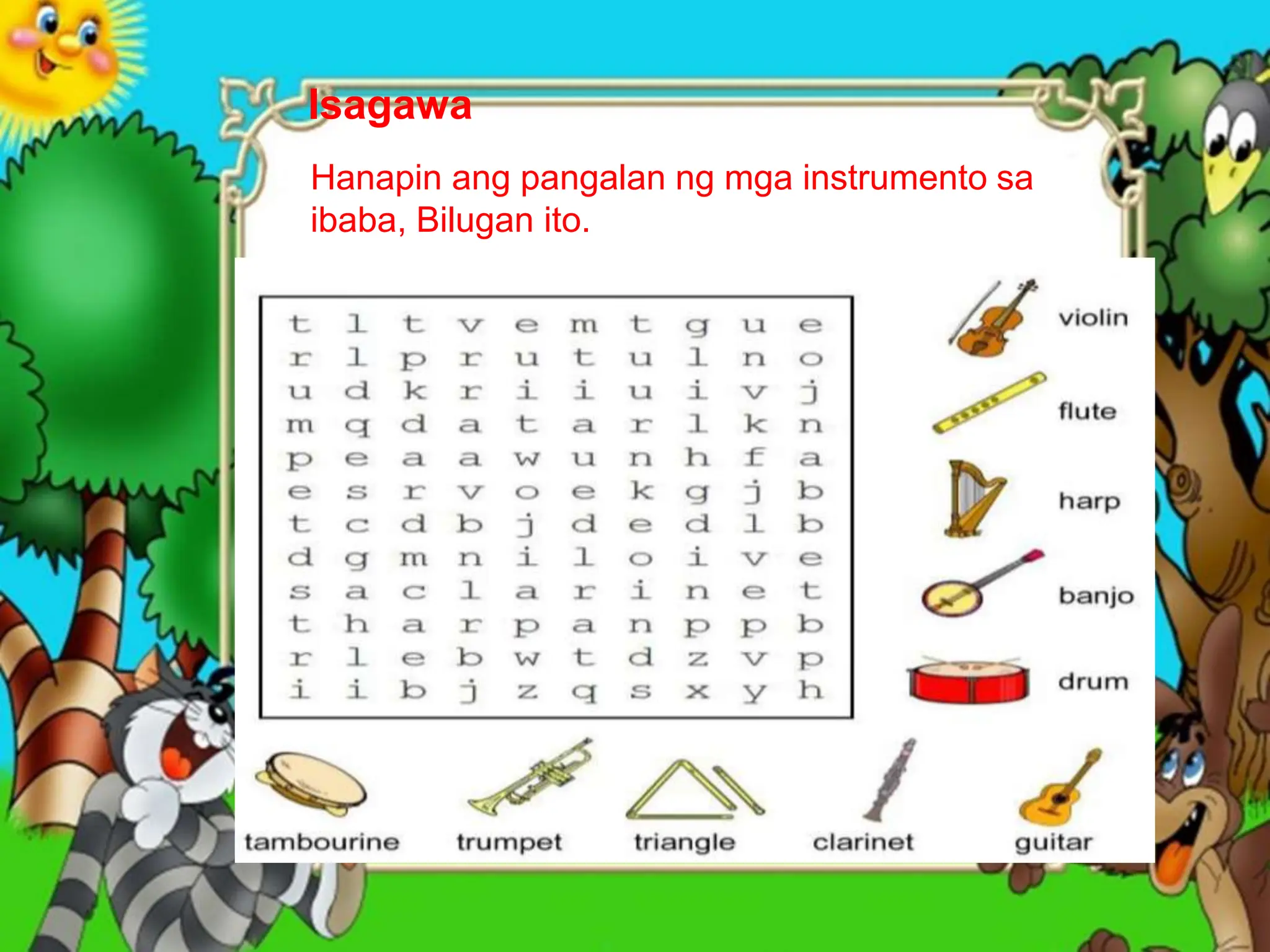 Q3_MAPEH-MUSIC_MOD 2_#identifies the common musical instruments by ...