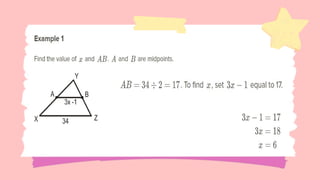the midline theorem in mathematics for grade 9 | PPTX