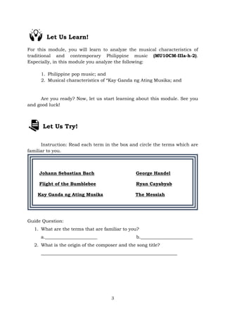 Q3 Music 10 Module 2 Tatak pinoy: Philippine Pop Music.pdf