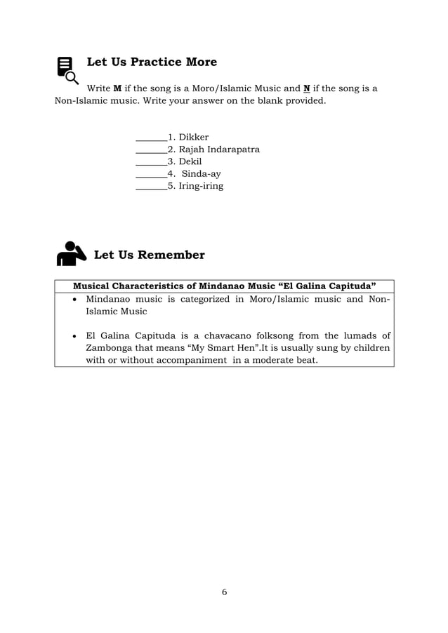 Q3 music 7 module 1 | PDF | Music | Entertainment