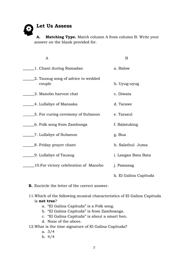 Q3 music 7 module 1 | PDF | Music | Entertainment
