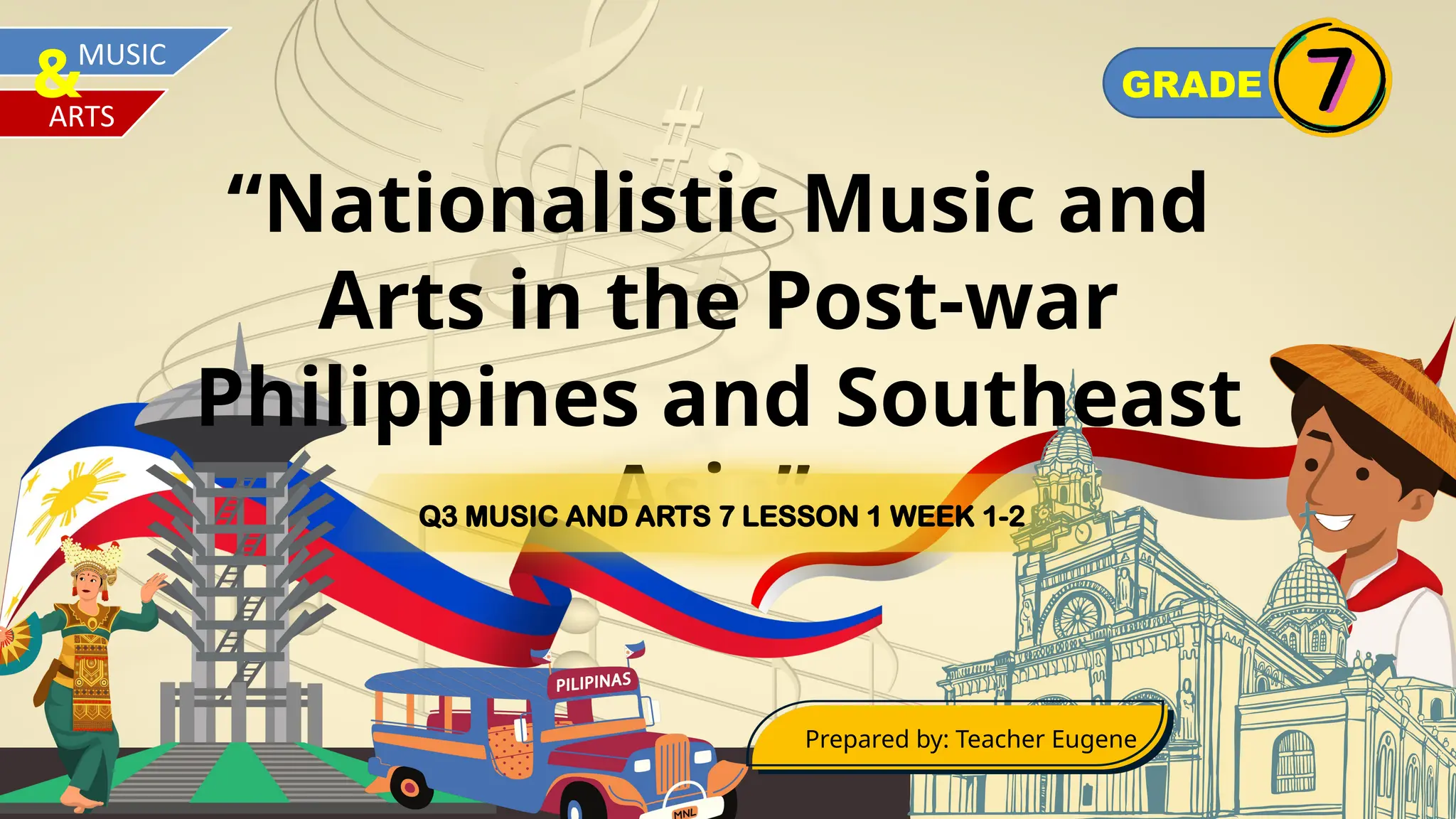 Q3 PPT_MUSIC ARTS 7 (Theme: “Nationalistic Music and Arts in the Post-war Philippines and ...