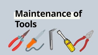 Different types of hand tools and css tools | PPTX
