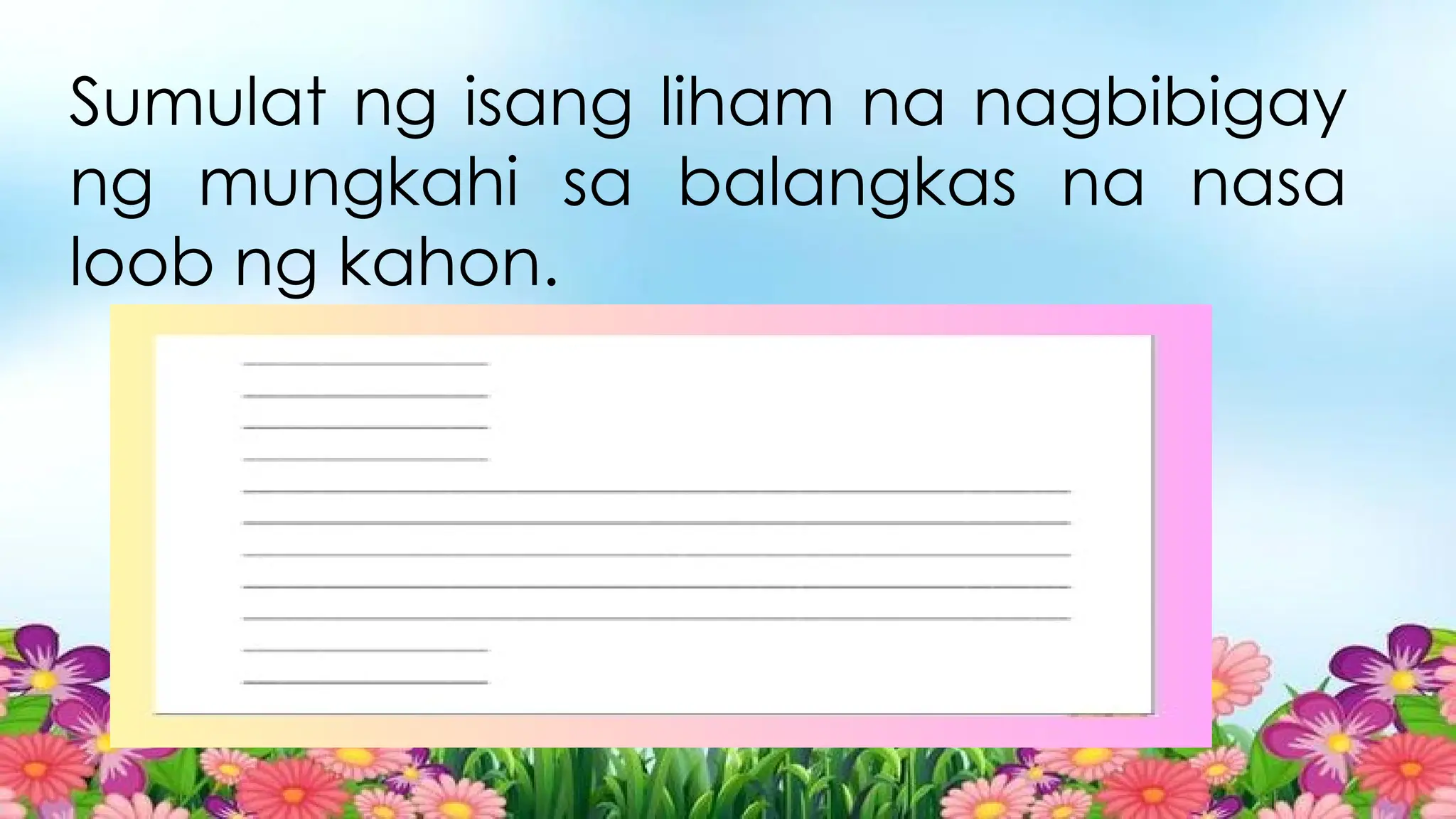 Q3 W7-FILIPINO 5.pptx Filipino 5 pagsulat ng isang sulating pormal at ...