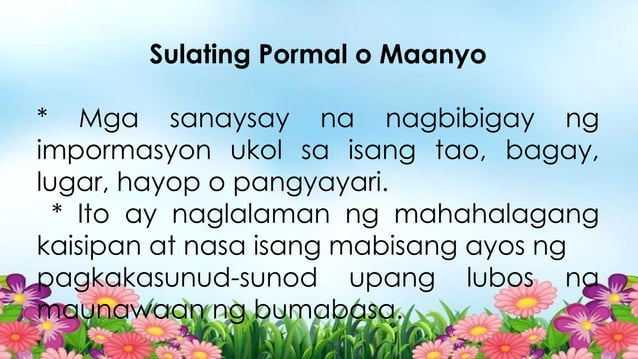 Q3 W7-FILIPINO 5.pptx Filipino 5 pagsulat ng isang sulating pormal at ...