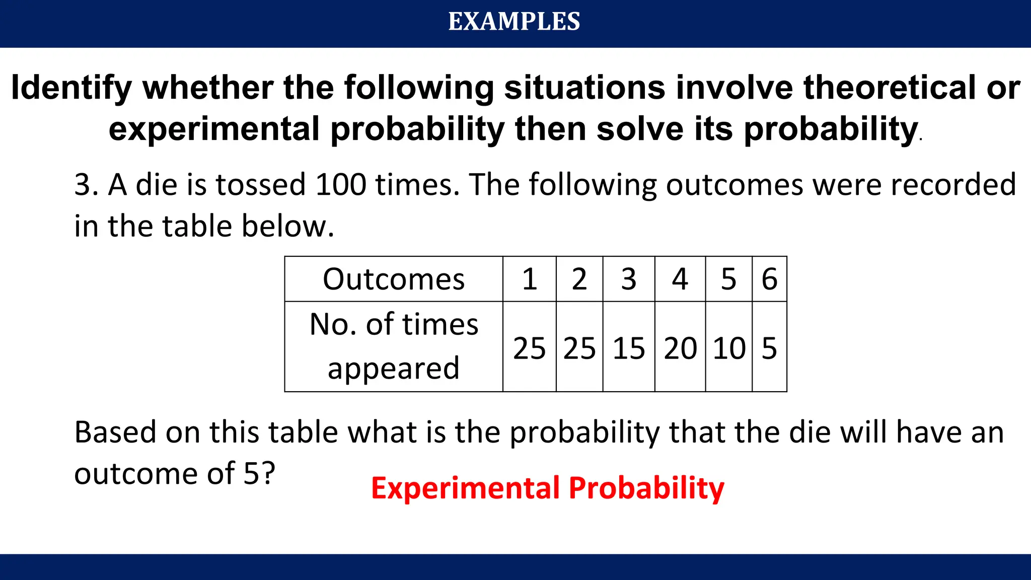 Probability Grade 10 Third Quarter Lessons | PPTX