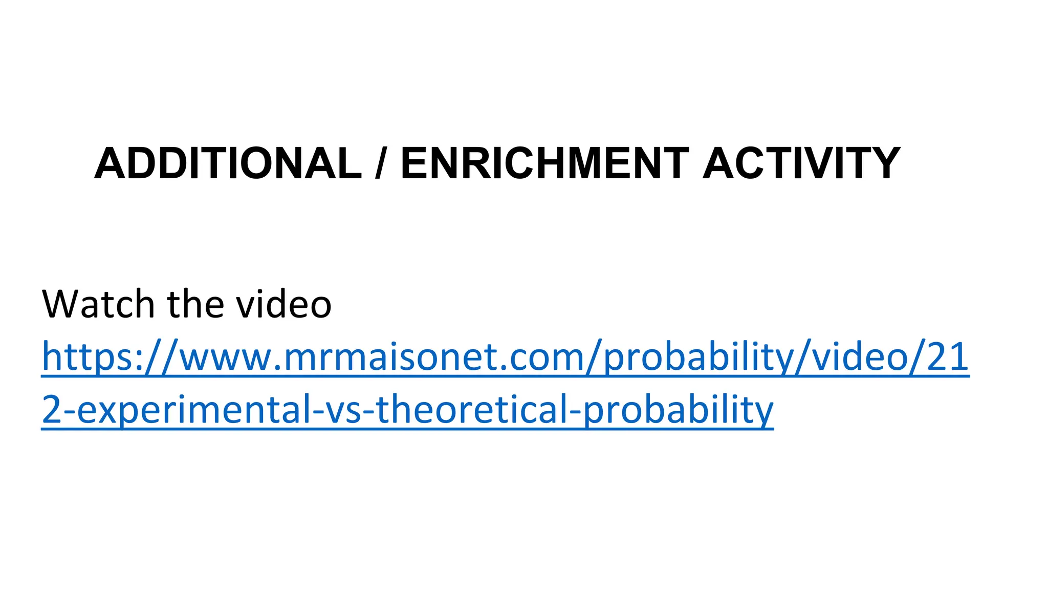 Probability Grade 10 Third Quarter Lessons | PPTX