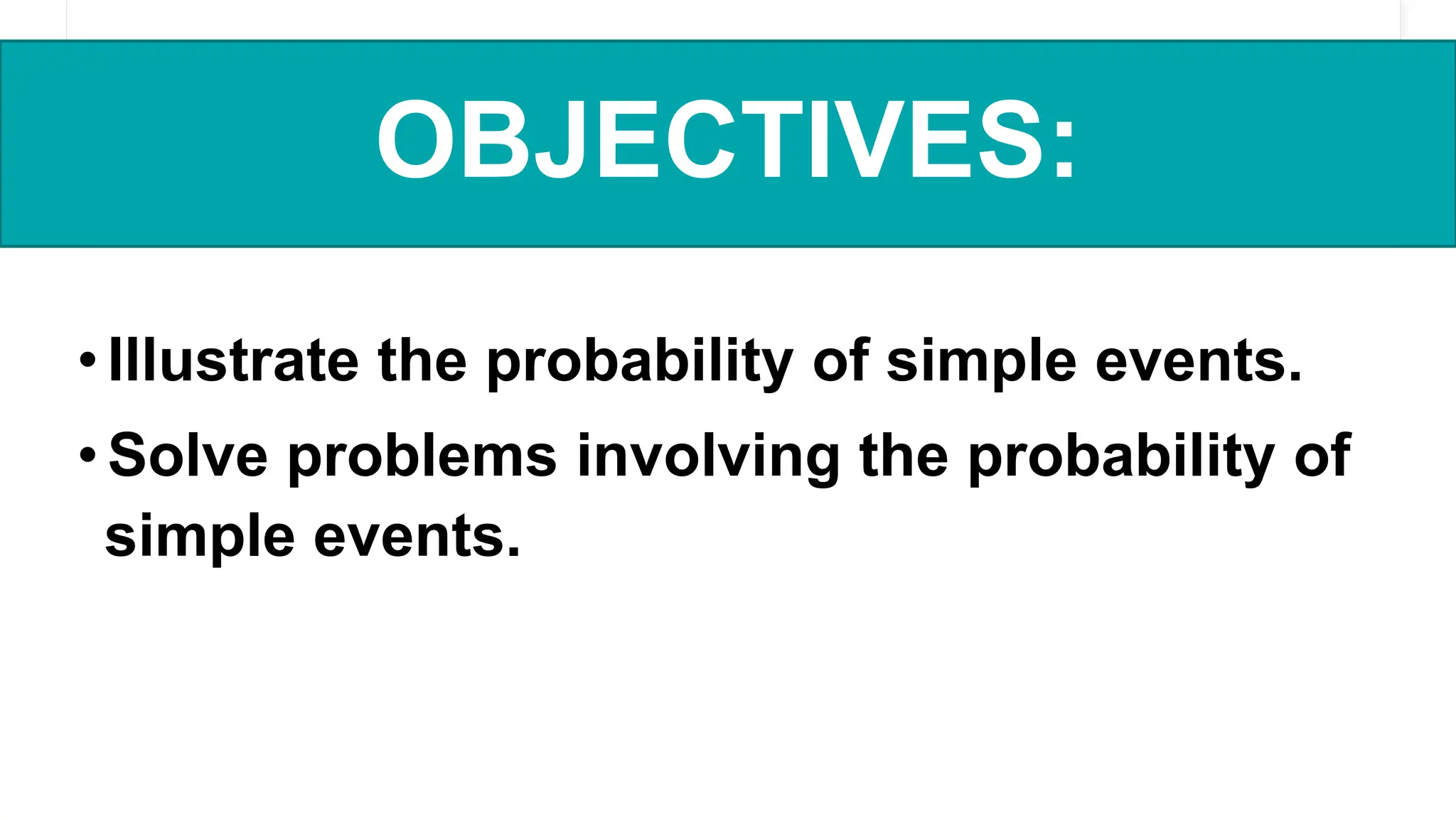 Probability Grade 10 Third Quarter Lessons | PPTX