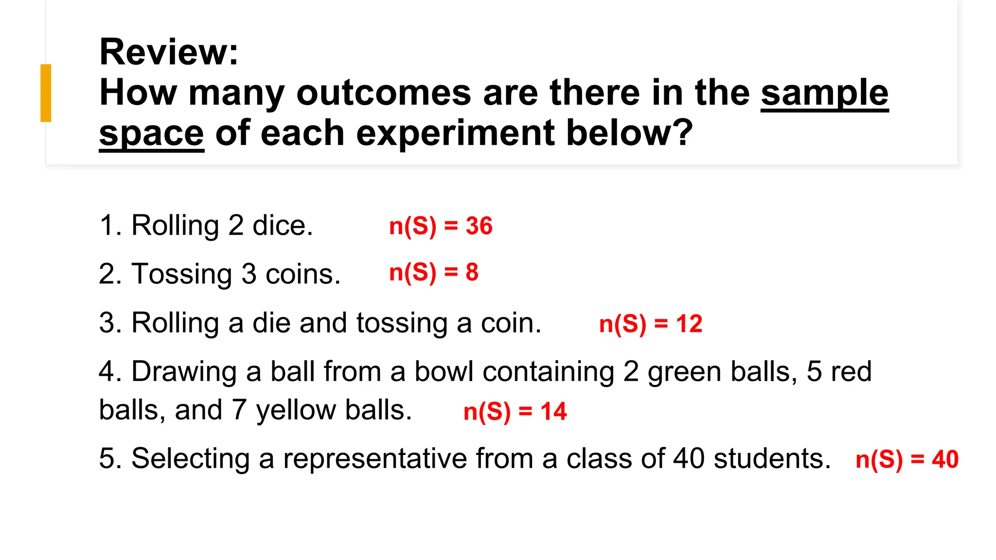 Probability Grade 10 Third Quarter Lessons | PPTX
