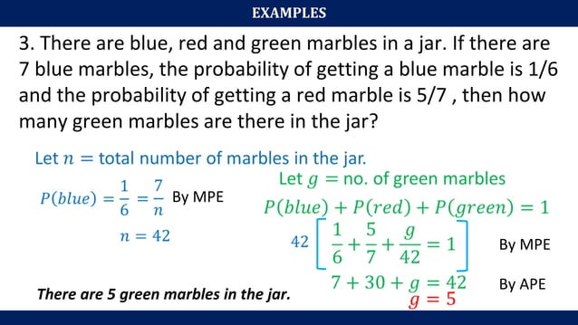 Probability Grade 10 Third Quarter Lessons | PPTX | Physics | Science