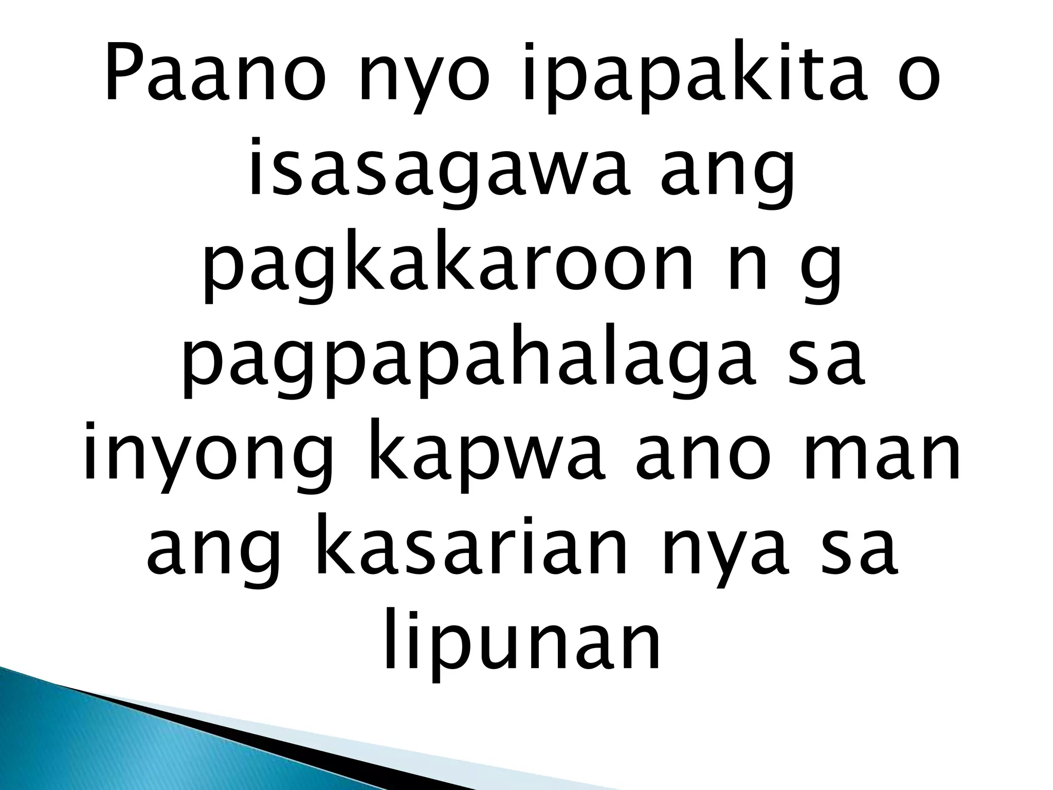 Pagkakaiba Ng Sex At Genderpptx