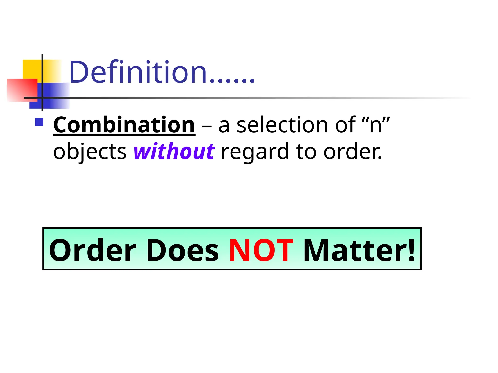 Illustrating combination and permutationppt | PPT