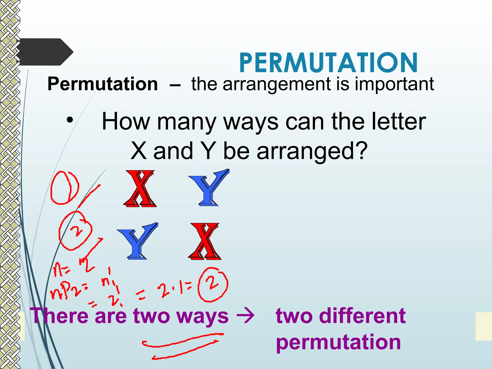 Illustrating combination and permutationppt | PPT