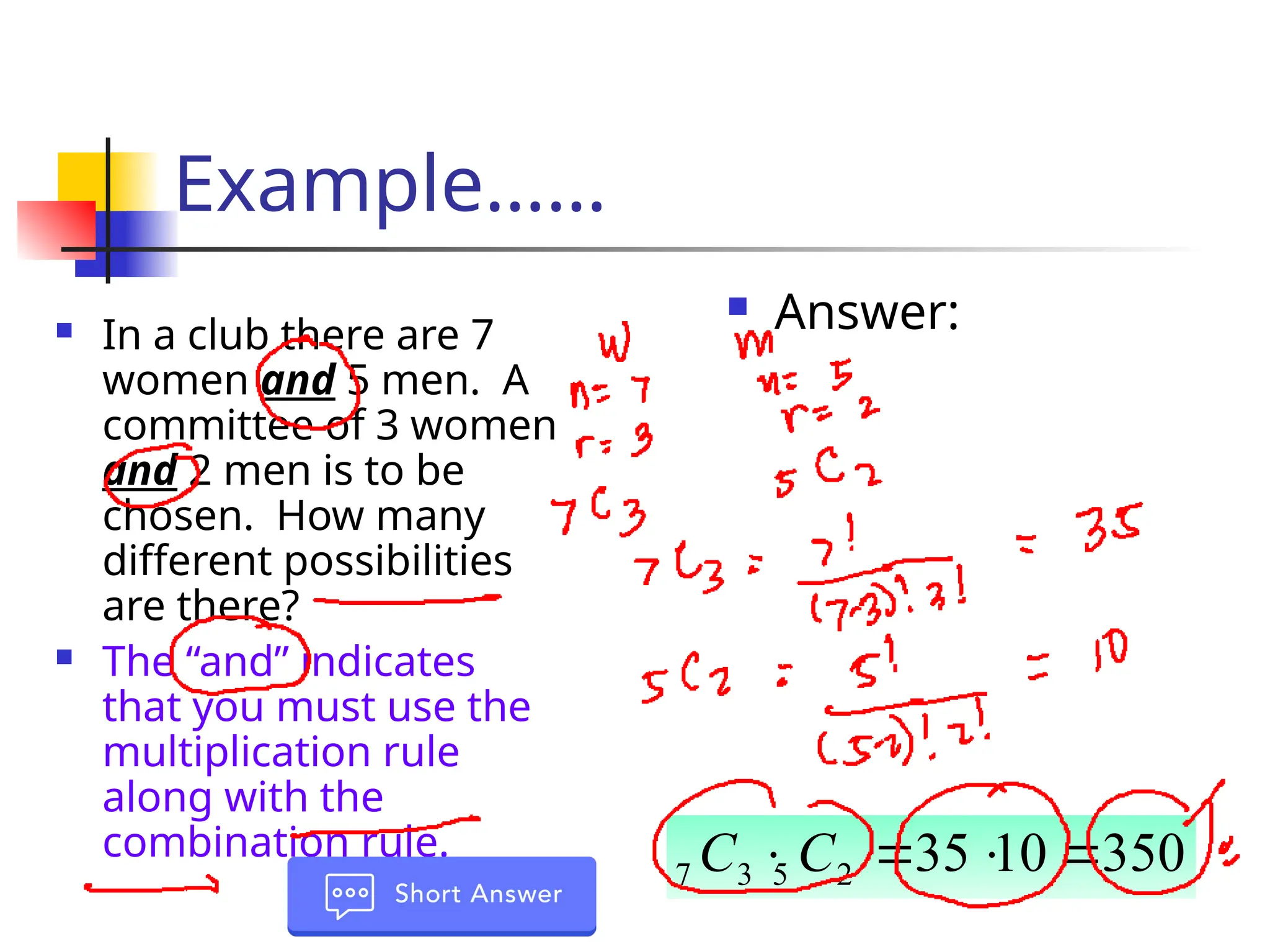 Illustrating combination and permutationppt | PPT