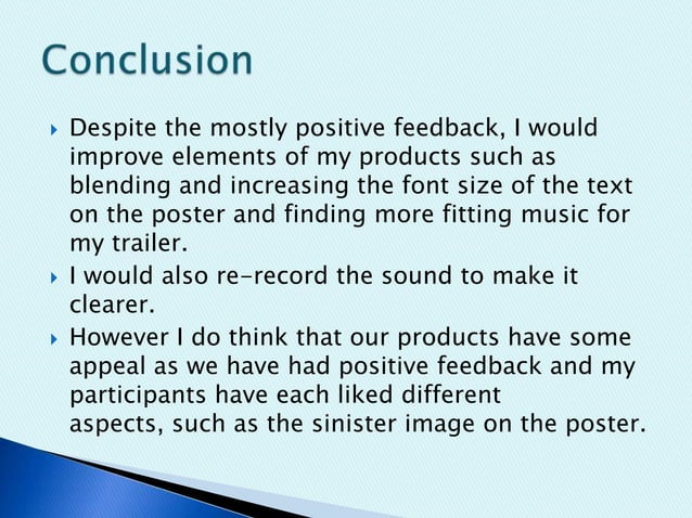 Q3 what have you learned from your audience feedback | PPT