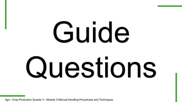 agricultural crops production for grade 9 | PPTX