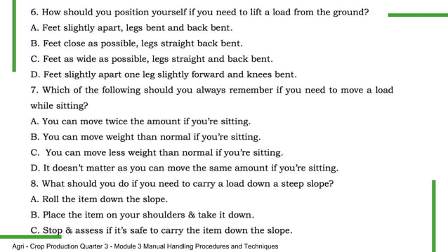 agricultural crops production for grade 9 | PPTX
