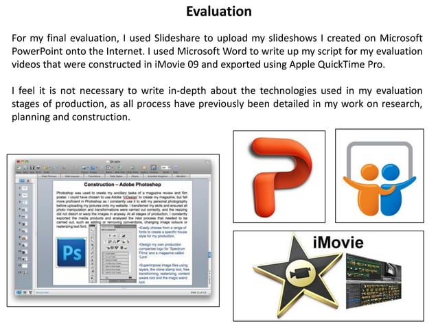 Tom Chamberlain - Question 4 Evaluation | PPT