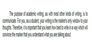 Qyuarter 4-Module 1;Features of Academic Writing | PPTX
