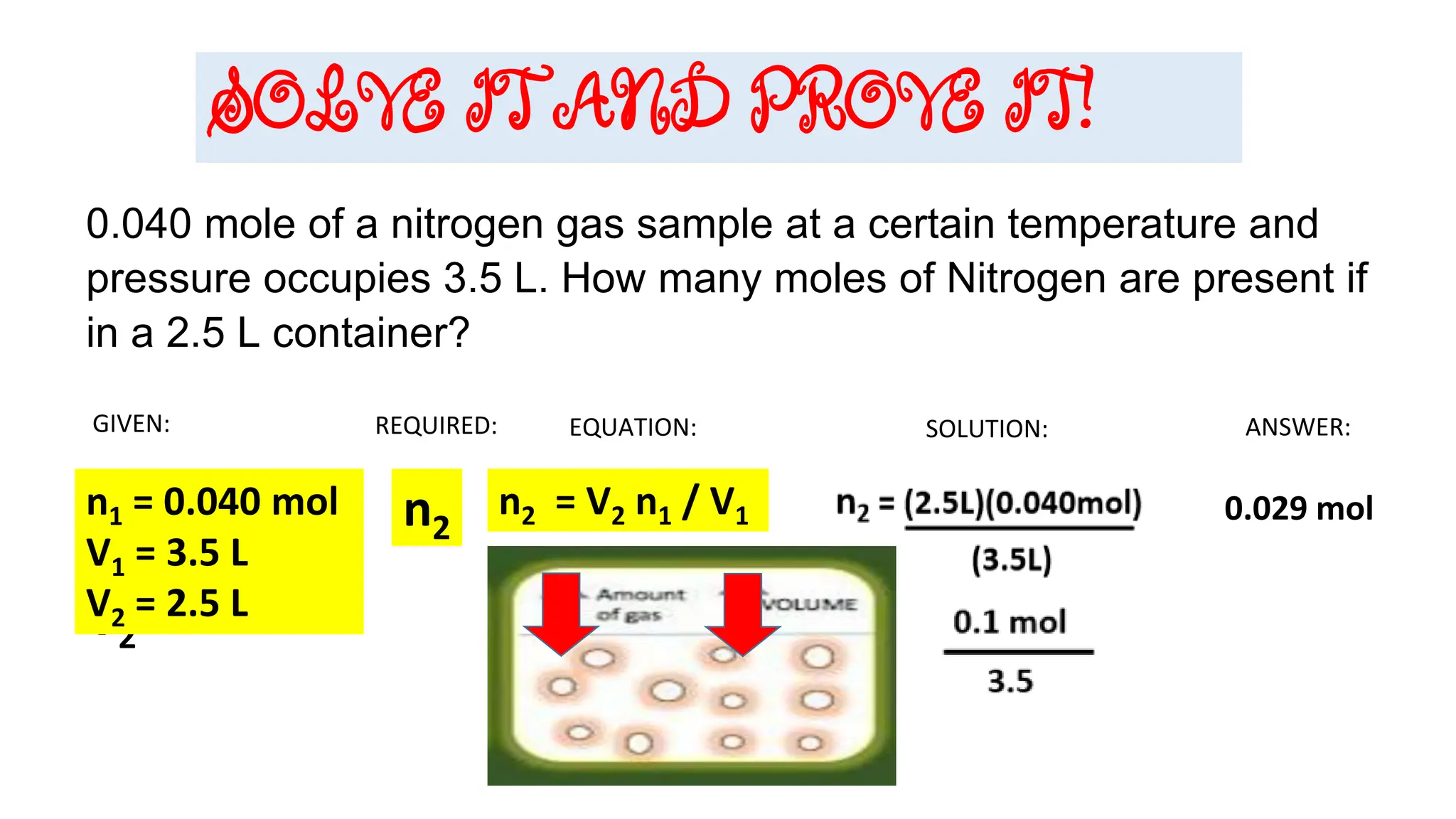 GRADE 10 SCIENCE - GAS LAW-AVOGADROS LAW | PDF